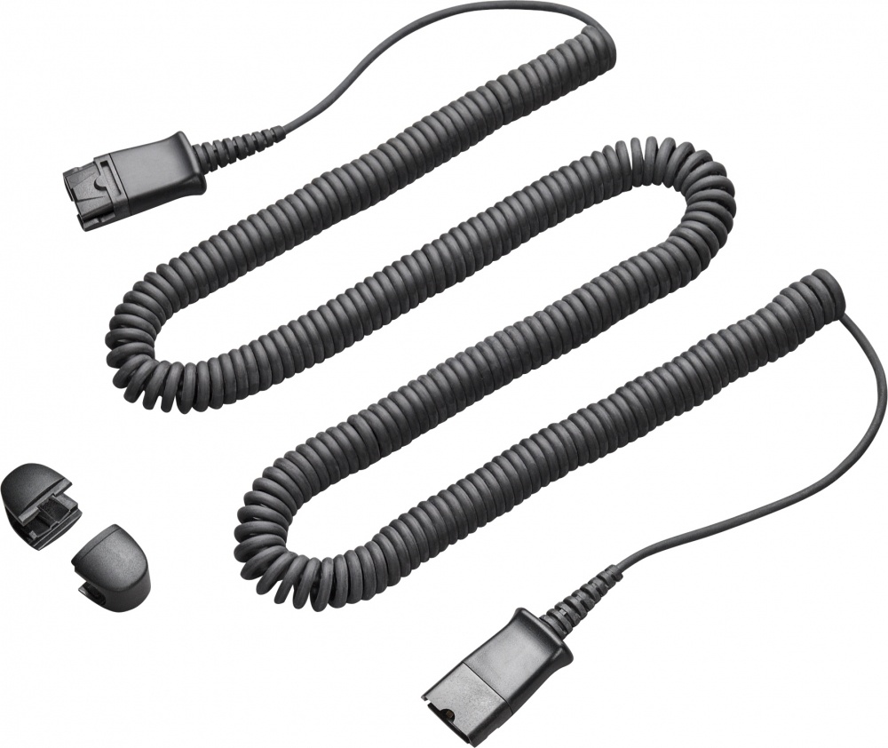 Poly Cable Telefónico 40711-01, QD Macho - QD Macho, 3 Metros, Negro ...