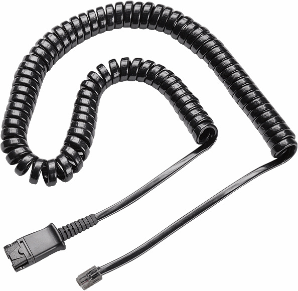 Poly Cable U10P-S, RJ-11, Negro | Cyberpuerta.mx