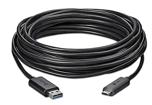 Poly Cable USB-A Macho - USB-C Macho, 25 Metros | Cyberpuerta.mx
