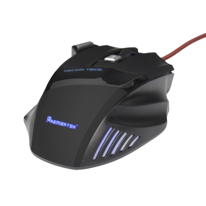 Mouse Gamer Premiertek Óptico GM-702, Alámbrico, USB, 3200DPI, Negro ...
