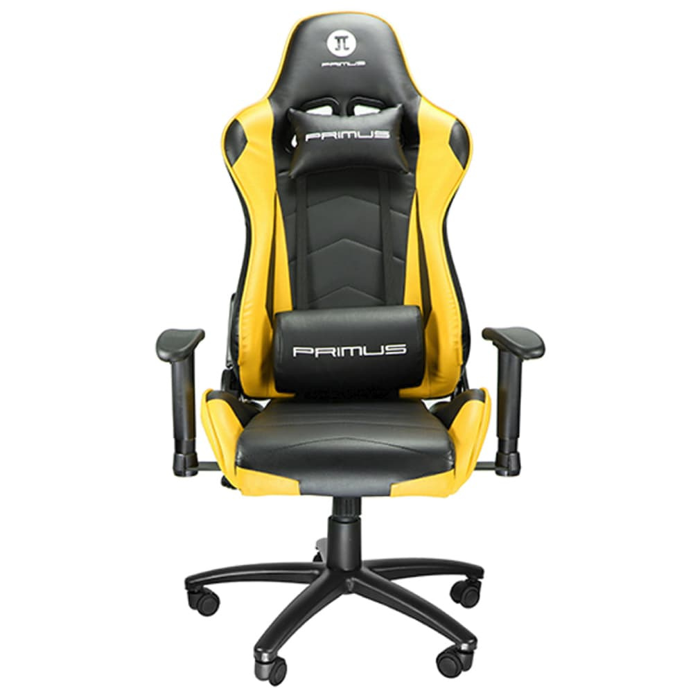 Compra Primus Silla Gamer THRÓNOS 100T, hasta 120Kg,Negro/Amarillo,PCH ...