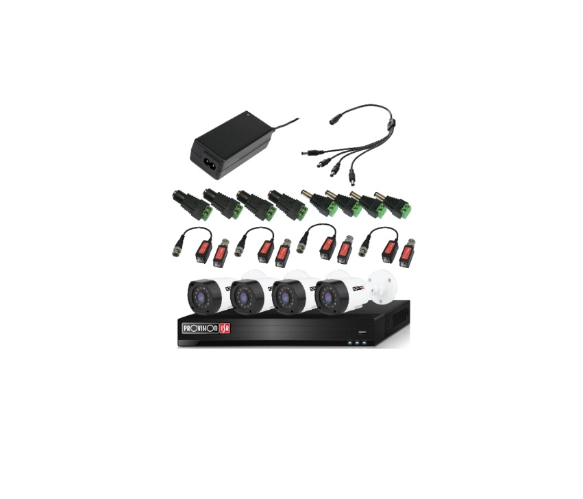 Compra Provision-ISR Kit de Vigilancia KIT-2MP-4X4-FREE-BALUN ...