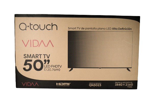 Compra Q-Touch Smart TV LED VidaaTV QN5023 50", 4K Ultra HD, QN5023 ...
