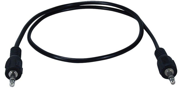 QVS Cable AUX 3.5mm Macho - 3.5mm Macho, 1.8 Metros, Negro | Cyberpuerta.mx