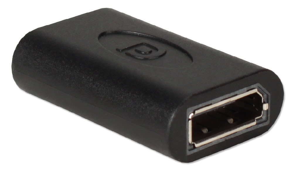 QVS Adaptador DisplayPort Hembra - DisplayPort Hembra, Negro ...