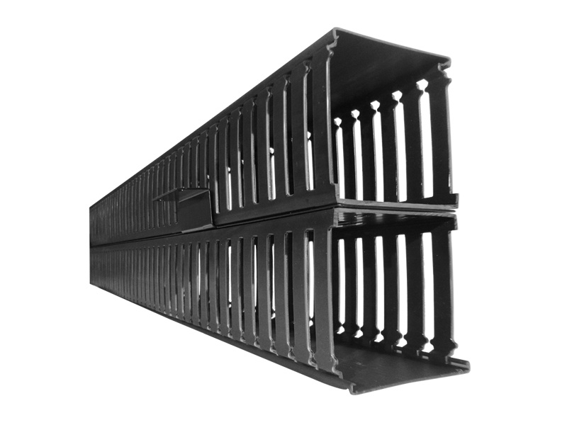 Compra Racks & Ca Organizador de Cables Vertical Doble 213cm Negro ...