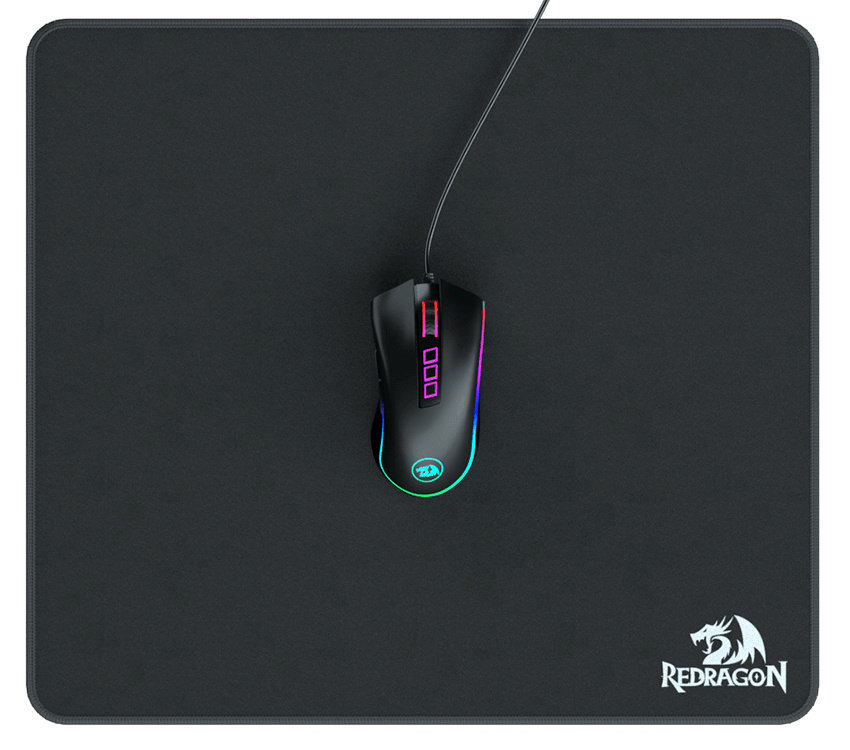 Mousepad Gamer Redragon FLICK L P031, 40 x 45cm,Grosor 4mm, Negro | Cyberpuerta.mx