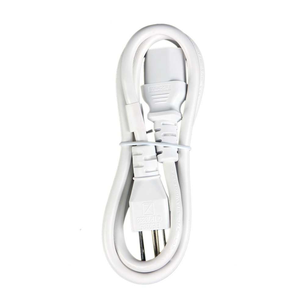 Compra Rocstor Cable de Poder NEMA 5-15P - Acoplador C13 1m Blanco ...