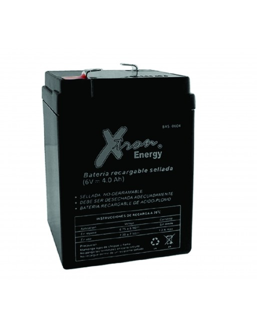 Compra Romms Batería Sellada BAS-0604, VRLA 6V 4Ah, BAS-0604 ...