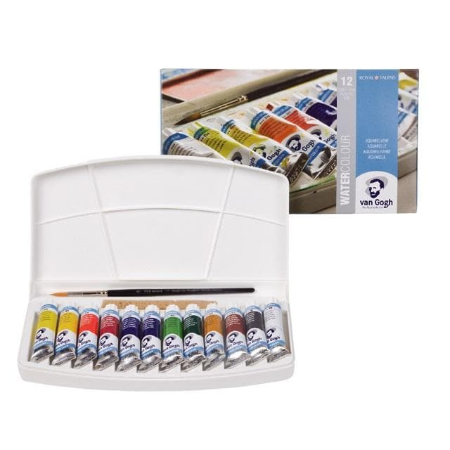 Royal Talens Kit Pinturas Acuarela Van Gogh, 10ml, 12 Colores, 16394 ...