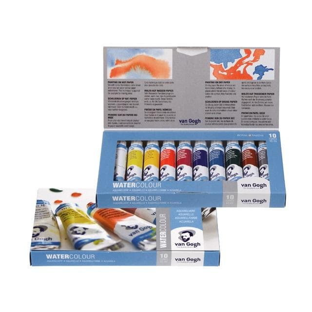 Royal Talens Kit Pinturas Acuarela Van Gogh 10ml 10 Colores, 16560 ...