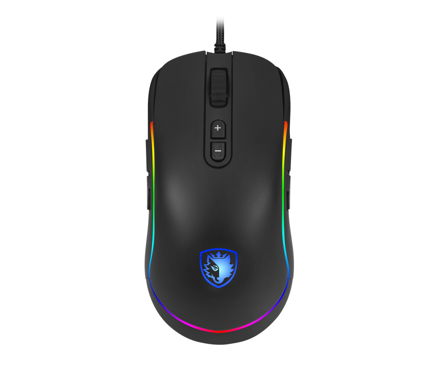 Compra Mouse Gamer Ergonómico SADES Óptico Revolver 10.000DPI, Negro ...