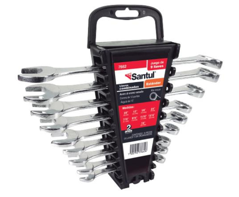Compra Santul Juego de Llaves Combinadas Milimétricas, 9 Piezas 7663 ...