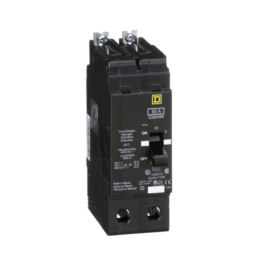 Compra Schneider Interruptor Termomagnético 2P 100A 277V EDB24060 | Cyberpuerta.mx