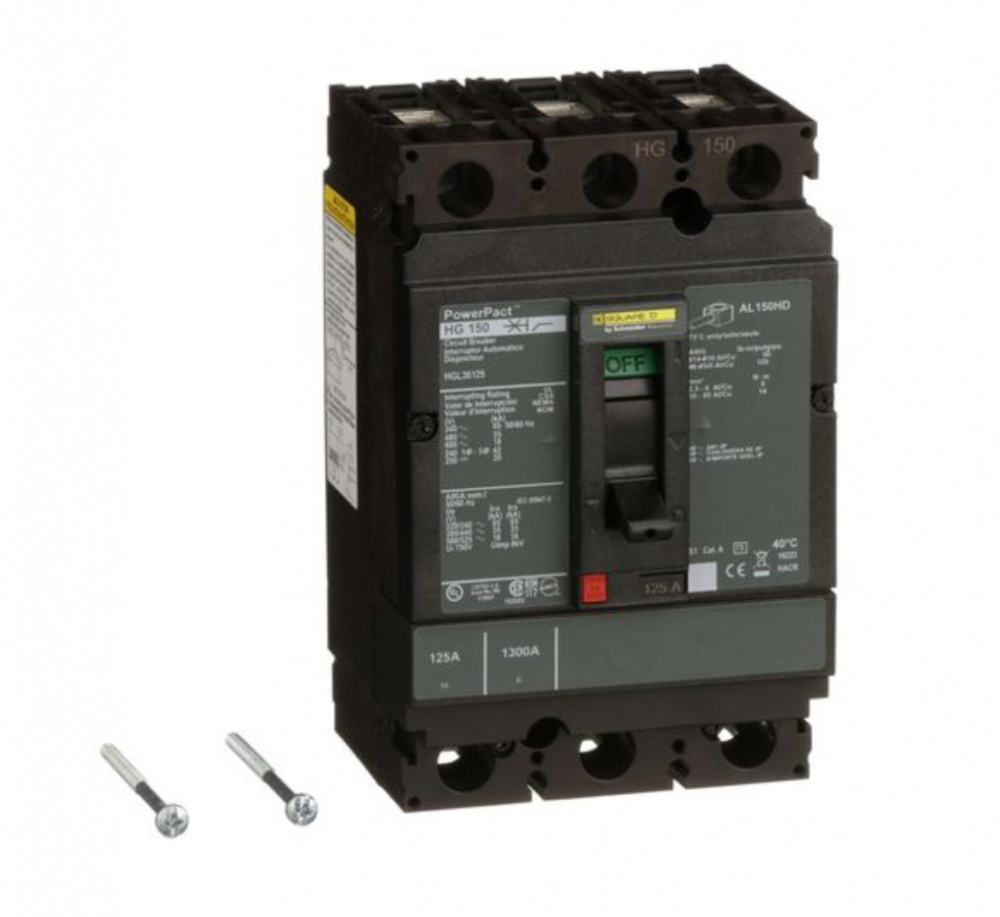 Compra Schneider Electric Interruptor Termomagnético 600V, 125A, HGL36125 | Cyberpuerta.mx
