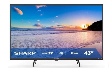 Compra Sharp Smart TV LED 4TC43DL3UR 43", 4K Ultra HD, Negro ...