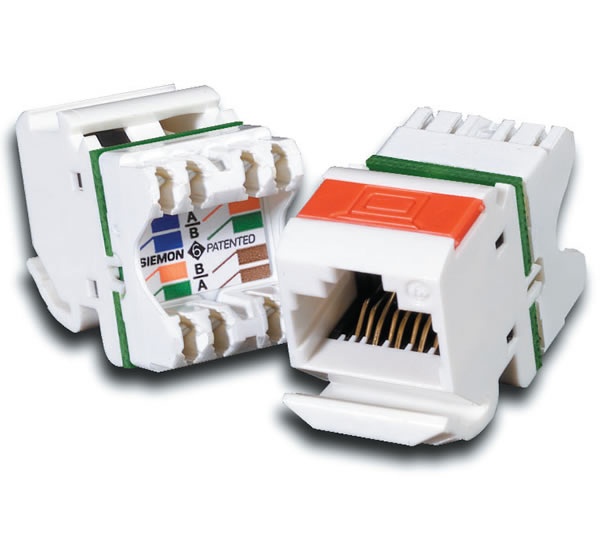 Compra Siemon Jack de Red Cat6 UTP, RJ-45, Blanco, MX6-02 | Cyberpuerta.mx