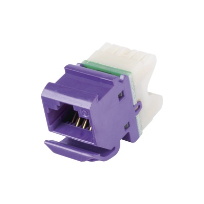 Compra Siemon Jack de Red Categoría 6 UTP RJ-45 Violeta MX608 ...