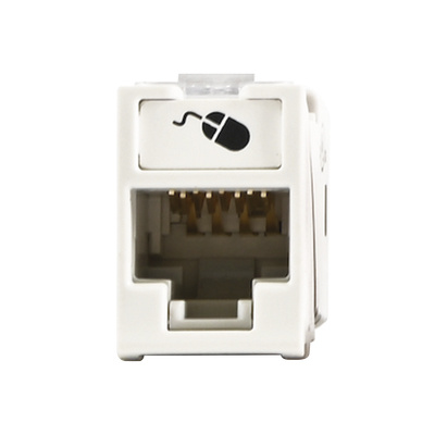 Compra Siemon Jack de Red Cat6 UTP Montaje Hibrido,RJ-45 Blanco, U6 ...