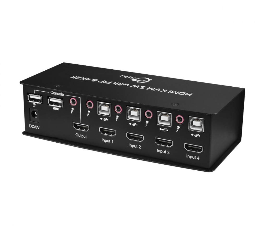 Siig Switch KVM CE-KV0612-S1, 4 Puertos USB/HDMI | Cyberpuerta.mx