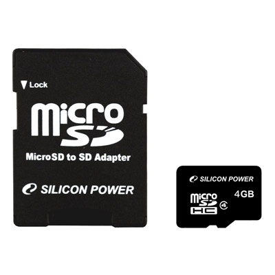 Compra Memoria Flash Silicon Power, 4GB microSDHC, SP004GBSTH004V10-SP | Cyberpuerta.mx