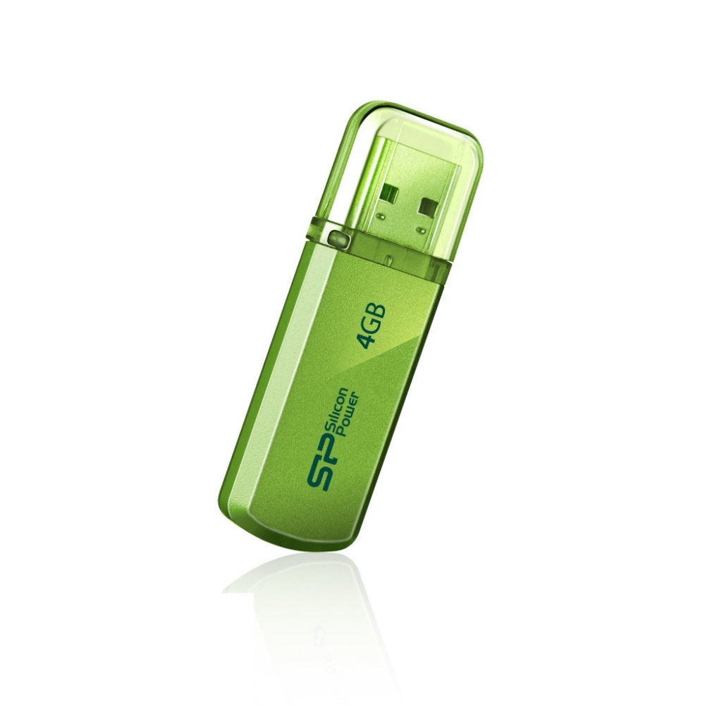 Compra Memoria USB Silicon Power Helios 101, 4GB, Verde SP004GBUF2101V1N | Cyberpuerta.mx