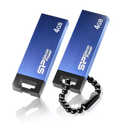 Compra Memoria USB Silicon Power Touch 835, 4GB, Azul SP004GBUF2835V1B | Cyberpuerta.mx