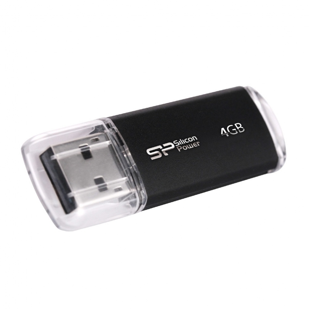 Compra Memoria USB Silicon Power Ultima-II, 4GB, Negro, SP004GBUF2M01V1K | Cyberpuerta.mx
