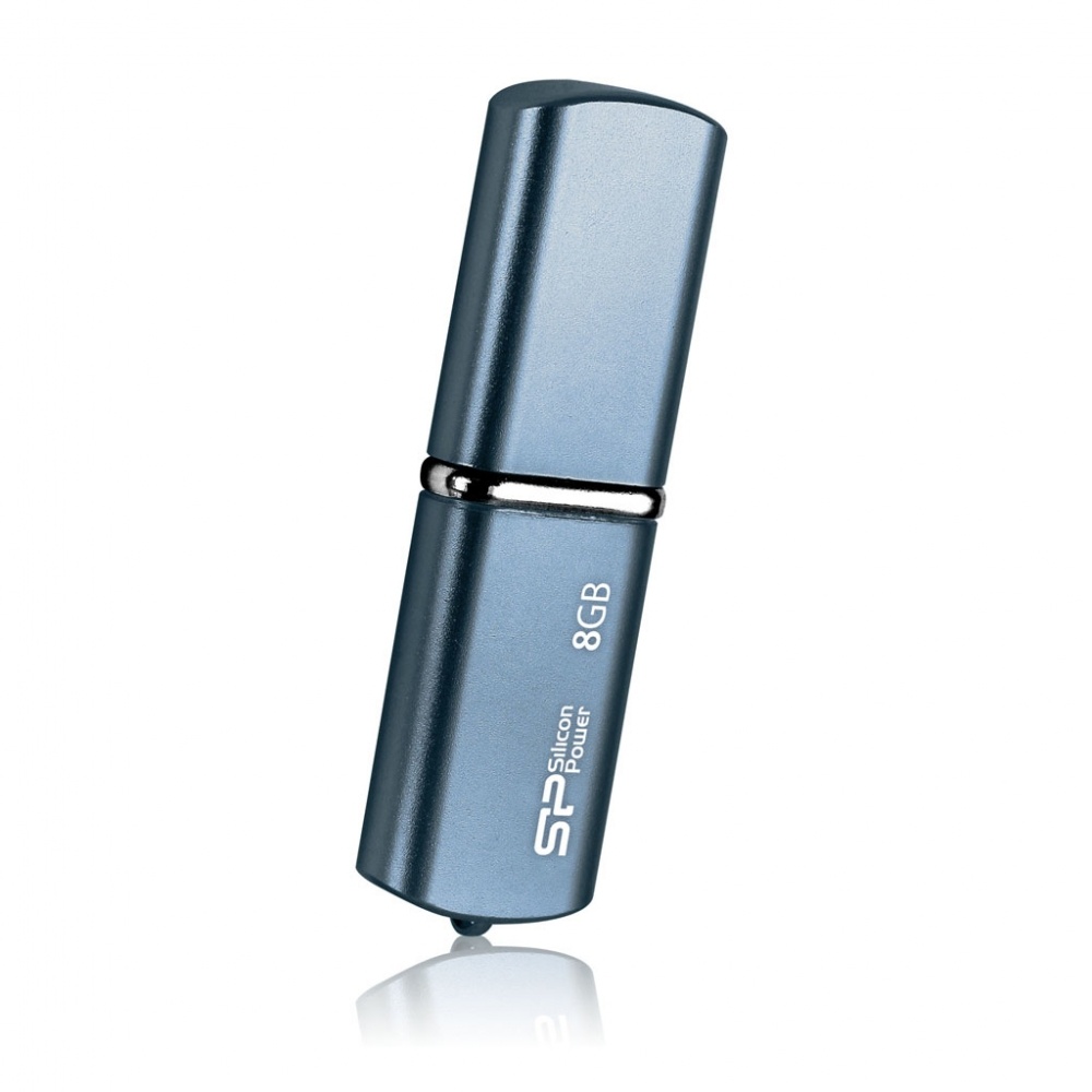 Memoria USB Silicon Power LuxMini 720, 8GB, USB 2.0, Deep Blue ...