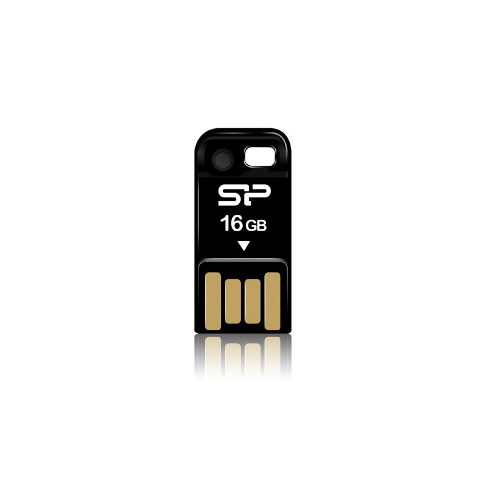 Compra Memoria USB Silicon Power Touch T02, 16GB, USB 2.0, Negro SP016GBUF2T02V1K | Cyberpuerta.mx