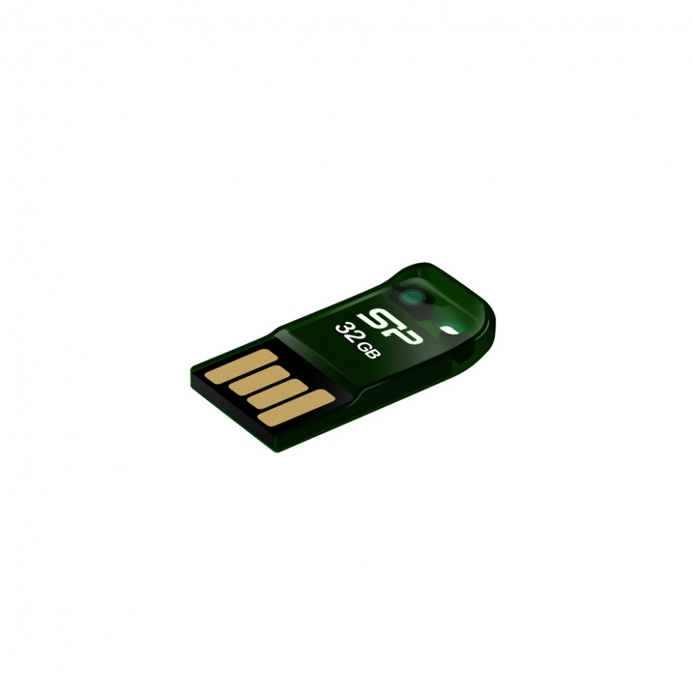 Compra Memoria USB Silicon Power Touch T02, 32GB, USB 2.0, Verde SP032GBUF2T02V1N | Cyberpuerta.mx