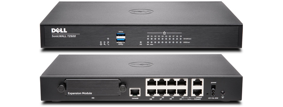 Router SonicWall con Firewall TZ600 TotalSecure, 01-SSC-0219 ...