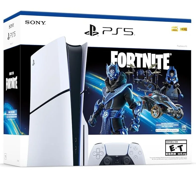 Compra Sony PS5 Slim 1TB Fortnite Cobalt Star, Wi-Fi 1000045133 ...