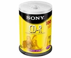Compra Sony Torre de Discos Virgenes para CD, CD-R, 100 Discos ...