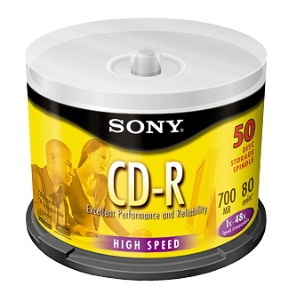Compra Sony Torre de Discos Virgenes para CD, CD-R, 50 Discos ...