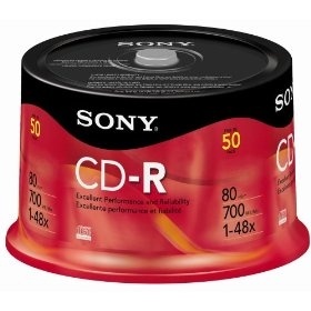 Compra Sony Torre de Discos Virgenes para CD, CD-R, 48x, 50 Discos ...