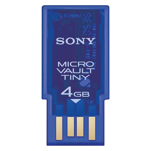 Compra Memoria USB Sony Micro Vault Tiny, 4GB, USB 2.0, Azul USM-4GH ...