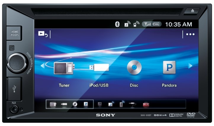 Sony Autoestéreo Multimedia con Pantalla Táctil 6.2'', Bluetooth, 4x ...