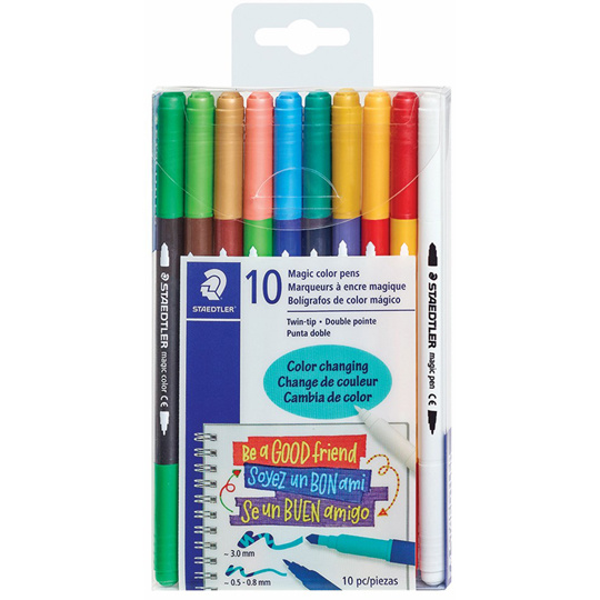 Compra Staedtler Estuche de Plumones Magic Doble Punta 10pz 3250 TB10LU | Cyberpuerta.mx
