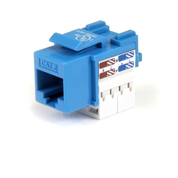 Compra StarTech.com Jack de Red Cat6 Tipo Keystone, RJ-45, Azul ...