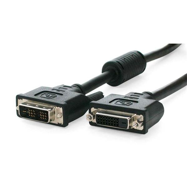 Compra StarTech Cable DVI-D Macho - DVI-D Hembra, 1.8 Metros, Negro DVIDSMF6 | Cyberpuerta.mx