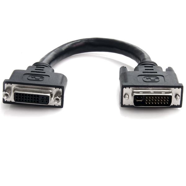 Compra StarTech.com Adaptador DVI-I Macho - DVI-I Hembra, Negro DVIEXTAA6IN | Cyberpuerta.mx