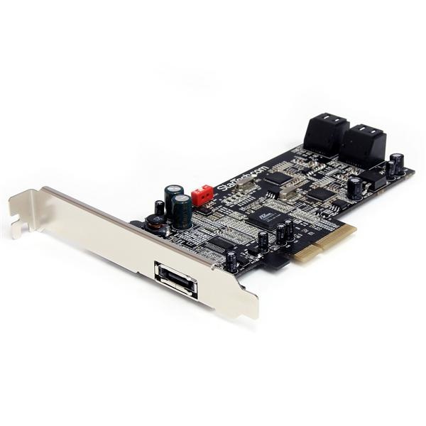 Compra StarTech.com Tarjeta PCI Express 2x eSATA 4x SATA Internos ...