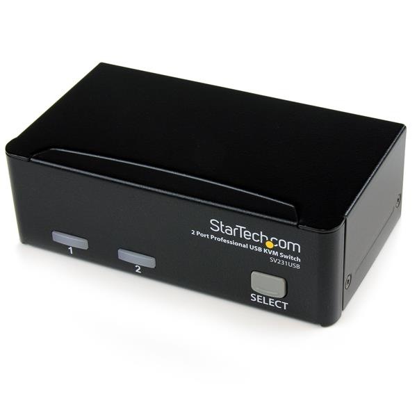 Compra StarTech.com SV231USB Conmutador KVM 2 Puertos VGA | Cyberpuerta.mx