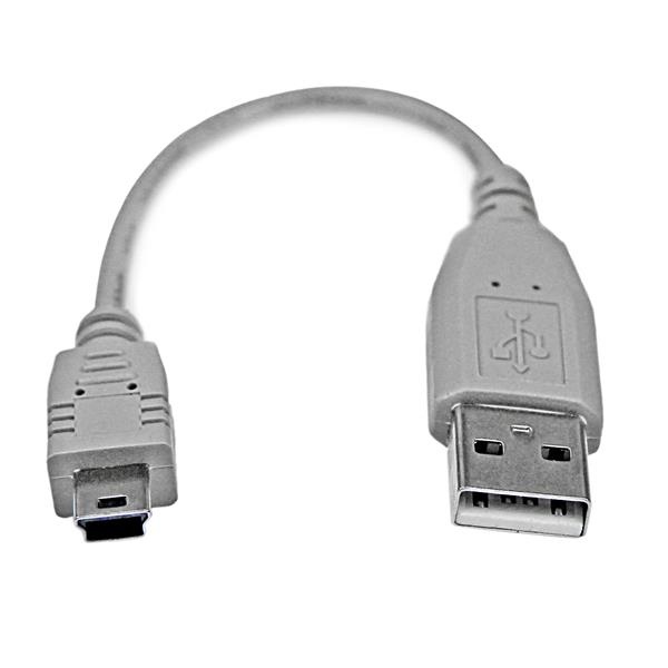 Compra StarTech.com Cable USB-A Macho - Mini-USB Macho 15cm Gris ...