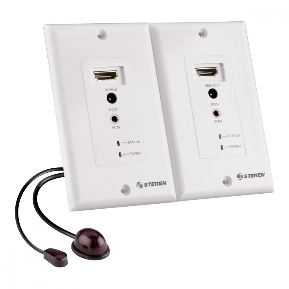 Compra Steren Extensor de Video AV Alámbrico Cat6 2x HDMI 2x RJ-45 208 ...