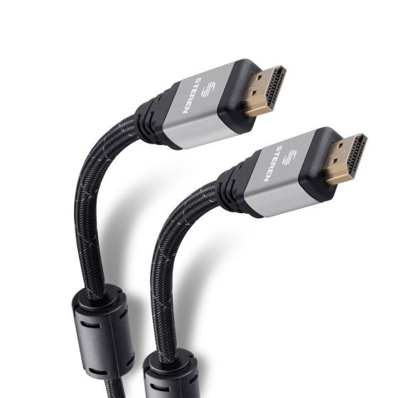 Compra Steren Cable Elite HDMI Macho 4K 1.8 Negro/Gris 299-806CGR | Cyberpuerta.mx