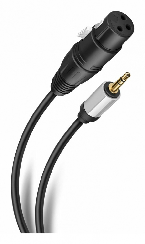 Compra Steren Cable AUX 3.5mm Macho - XLR Hembra, 3 Metros, Negro, 299 ...