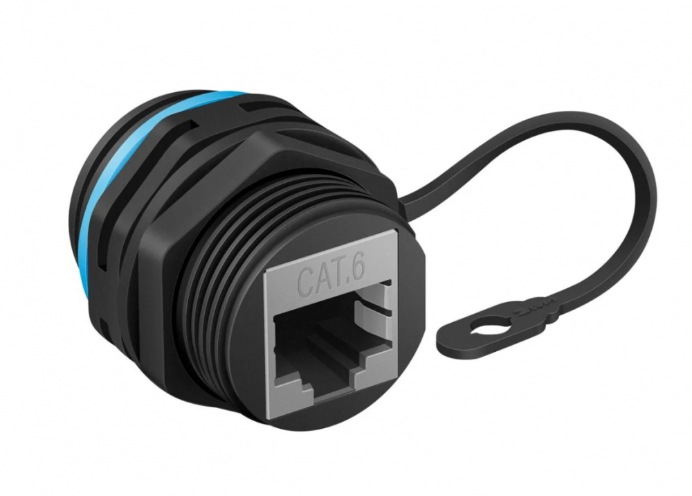 Compra Steren Cople RJ-45, CAT6, Negro, para Exteriores 360-070 ...