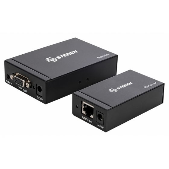 Steren Extensor/Receptor de Video VGA Alambrico UTP Cat6, 1x RJ-45, 100 ...